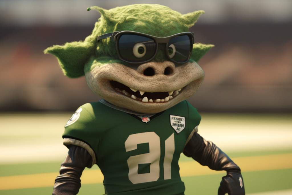 Every NFL Mascot Re-Imagined by AI - New Arena