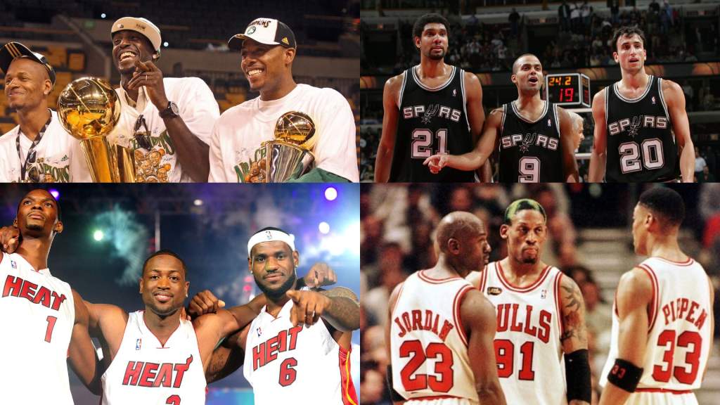 Counting Down The 25 Greatest NBA Trios Of All-Time - New Arena