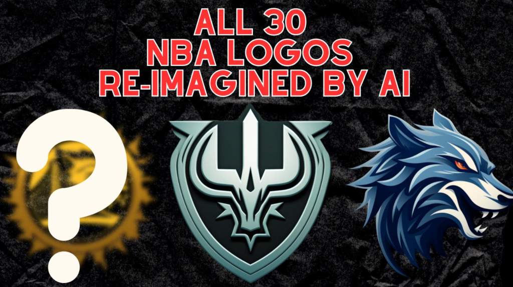 All 30 NBA Logos Re-Imagined by AI - New Arena
